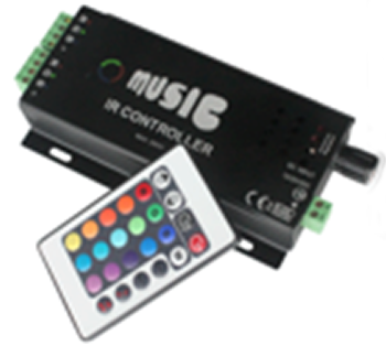 Music LED IR Controller – GoGreenLighting.com
